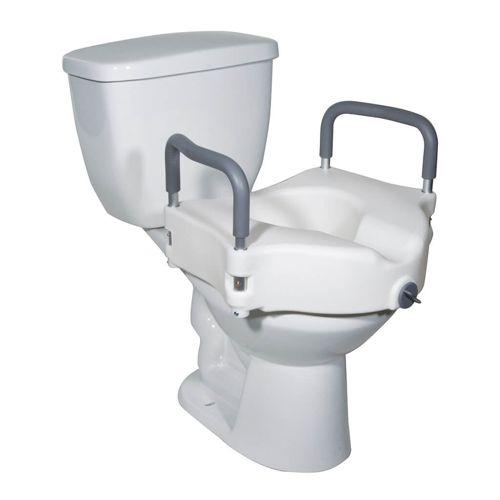 Comfortable Raised Toilet Seat Extender for Elderly Disabled Health Care Surgical